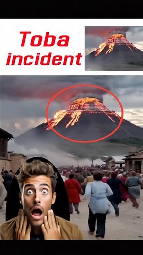 World’s Biggest Volcano Eruption?! 😱 | Toba Incident Full Story & Human Survival|Aatagaadu facts