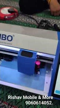 Back sticker and membrane cutting machine ✂️ #smartphone