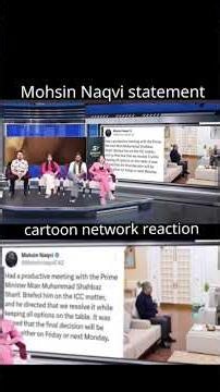 Mohsin Naqvi statement cartoon network reaction #moshsinnaqvi #cartoonnetwork #statement #icc
