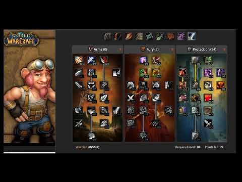 WoW Classic: Protection Warrior Talents