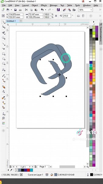 Bloomly Logo Design Tutorial in CorelDraw X7