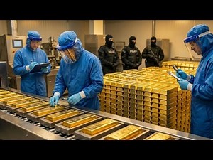 Inside America's Largest Gold Refinery: From Raw Ore to 9999 Bullion [Full Process]