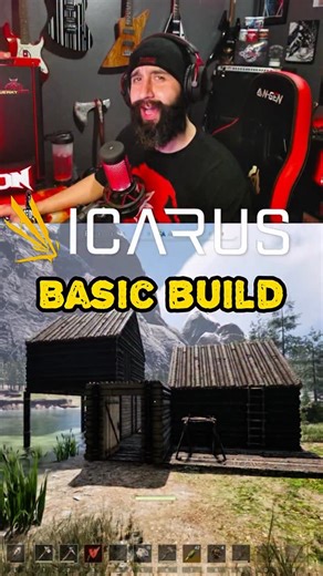 Nick the Iron Lyon on Instagram: "Icarus gameplay. These base building mechanics are incredible and I can’t wait to see the builds I come up with. Follow me if you want more base building from this survival simulator game. #i̇carus #survivalgames #simulator #basebuild #gameplay"