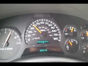 2004 Trailblazer 0-60 run after new oil/tranny fluid