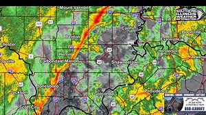 LIVE RADAR AS SQUALL LINE MOVES THROUGH | Southern Illinois Weather Information