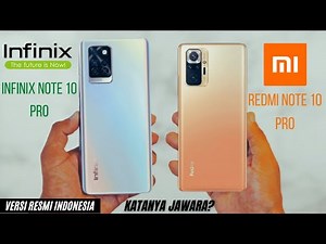 SIAPA JAWARA NYA? INFINIX NOTE 10 PRO VS REDMI NOTE 10 PRO - FULL PERBANDINGAN !! RESMI INDONESIA