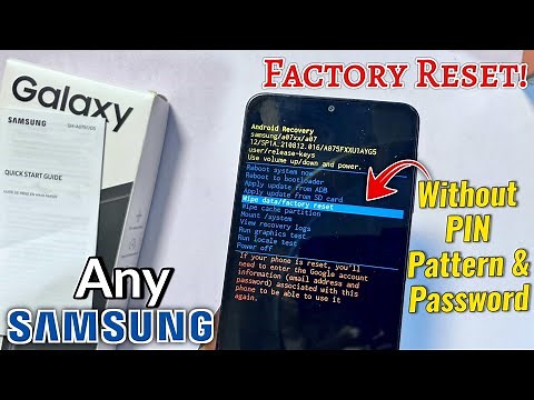 How to Factory Reset Samsung Phone without Password - Reset Locked Samsung