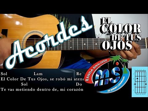 Tutorial | El color de tus ojos | Banda MS | Acordes