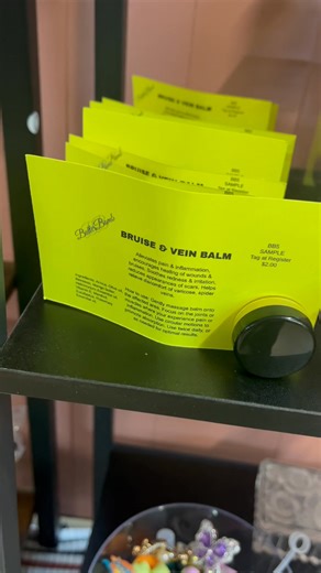 All new bruise balm with Arnica oil now available at The Vintage Market Helps reduce pain, swelling, and discoloration by increasing circulation. Reduces inflammation: Contains compounds that help decrease swelling and inflammation associated with injury. Increases circulation: May help speed the reabsorption of blood that causes bruising | Butter Bomb