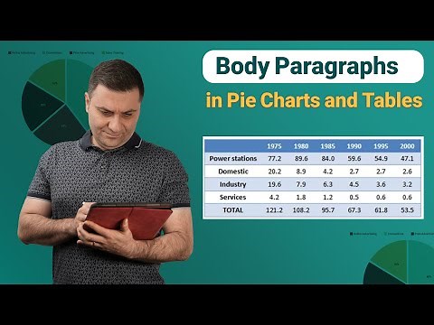 Band 9 Body Paragraph in IELTS Task 1 Pie Charts and Tables