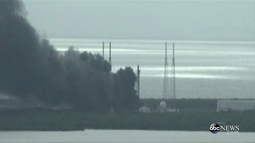 RAW: Explosion Rocks SpaceX Launch Site in Florida