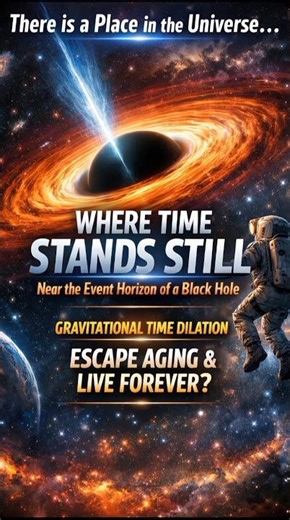You Could Escape Time Near a Black Hole 😳