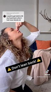 7.5K views · 112 reactions | Nosebleed 101: Don't lean back when you have one. Here's why.  | American Red Cross | Facebook