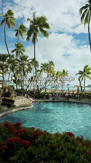 Super Pool at Hilton Hawaiian Village. Waikiki, Hawaii. 🤽‍♀️😎🥰 11.2025 #superpool #hiltonhawaiianvillage #waikiki #pool #luxurypools #swimmingpool #swimming #fbviral #viralreelsシ #travelvibes #travel #oahu #hawaii #ハワイ #ハワイ旅行 #hawaiilife #followus #allyhawaii #ellievloghawaii | Ally Hawaii
