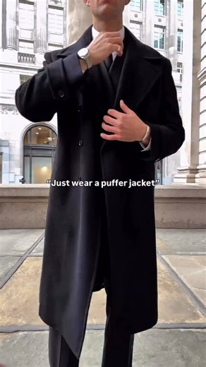 Smart men don’t need puffer jackets.A wool coat, a sharp blazer, good knitwear. Clean lines. Proper fit. Quiet confidence. | Mens Fashion Magazine (MFM)