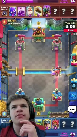 🔥 Ryley vs Mo Light 🔥 The most intense Clash Royale showdown… nerves on edge! #jynxzi #RyleyCr #ClashRoyale