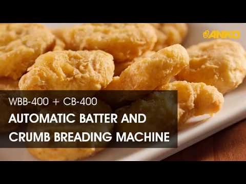ANKO Automatic Batter And Crumb Breading Production Line