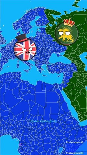 MUGHAL EMPIRE VS EUROPE 😱 #pakistan #countryballs #map #shorts #india