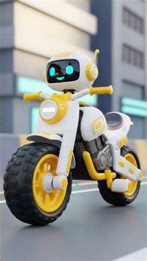 Kids Robot Bicycle 🚲🤖 | Smart & Futuristic Ride for Children | Shorts