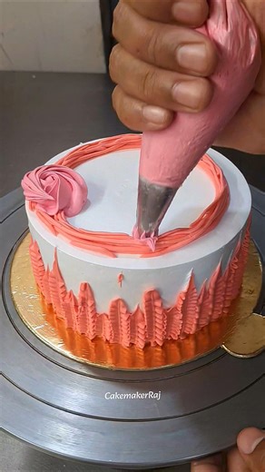 fancy cake decorating ideas #shorts #cakedesign #birthdaycake #ytshorts #cakemaking