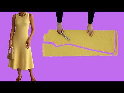 ✅No Pattern? No Problem! Sew This Easy Summer Dress Today!