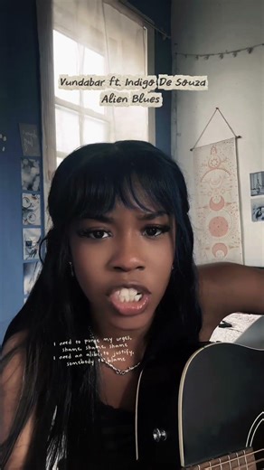 Hope you enjoy 🖤! #singing #alienblues #vundabar #guitarcover