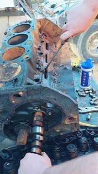 454 camshaft removal #automobile #autorepair #mechanic #chevrolet