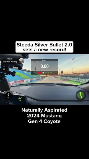 The Fastest Pass yet for our Steeda Silver Bullet 2.0 as we reset the 1/4 mile record for an N/A S650 Mustang! Check out the full video on our YouTube channel now: https://youtu.be/aTOBZHHph9c Thank you to our sponsors!! Lund Racing Circle D Specialties Billet Specialties, Inc. Mickey Thompson Tires & Wheels #1320junkieperformance Anderson Composites #baerbrakes #qa1 #kooksheaders #turn14 #steeda #SpeedMatters | Steeda