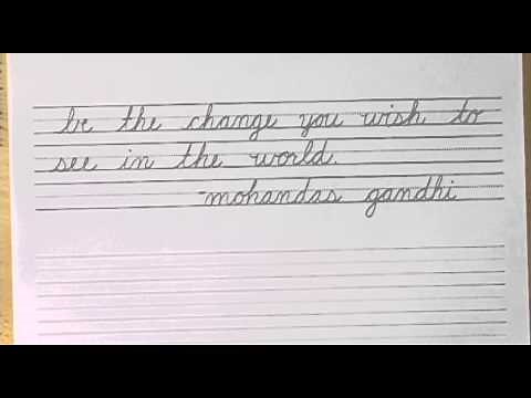 How To Write in Cursive // Lesson 26 // A complete Course // FREE Worksheets