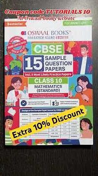 Oswaal CBSE 15 Sample Question Papers Class 10 Mathematics Standard for 2026 Board Exam