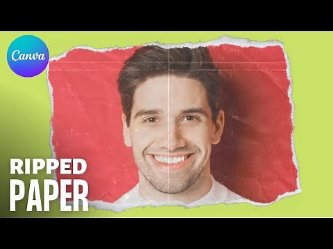How to Create Ripped Paper Effect in Canva