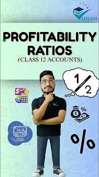 PROFITABILITY RATIOS MEANING I ACCOUNTING RATIOS CLASS-12 ACCOUNTS BOOK 3 #accountssolutions #exam