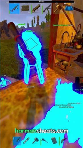 Bro didn't buy HarmanCheats😭😭 #rust #rustcheating #rustgame #falsebannedoffrust #rustconsole