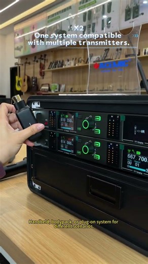 One System, Multiple Transmitters｜Flexible for Every Stage｜ACEMIC X2