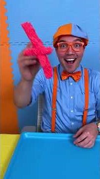 Blippi PROVES You Can Make ANYTHING With FOAM! 🧼✨ | #shorts #craftsforkids