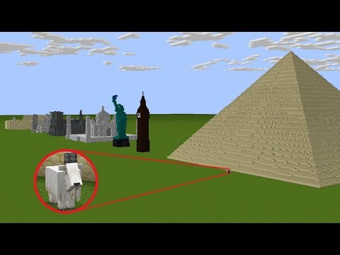 The True Scale of Buildings, Portrayed in Minecraft