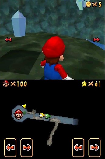 (OUTDATED) [HD] SM64DS - Behind the Waterfall 9x B Presses