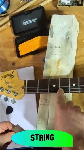 Fret BUZZ killing YOUR tone? #guitar #guitartutorial #shorts