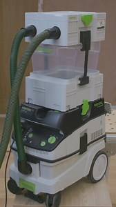 1.9K views · 15 reactions | The Festool CT Pre Separator with cyclone technology separates and collects dust before it reaches the mobile dust extractor. It uses a spiral motion to force dust particles against the cyclone wall, causing them to fall into the collection container due to gravity. . . #festool #festool_australia #festoolaus #festool_aus #saynotodust #dustfree #ctcycloneseperator #cleanworking | Festool Australia | Facebook