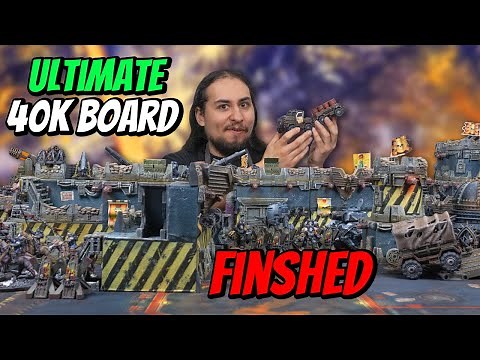 Making a HUGE Battlefield for 10th Edition Warhammer 40k!