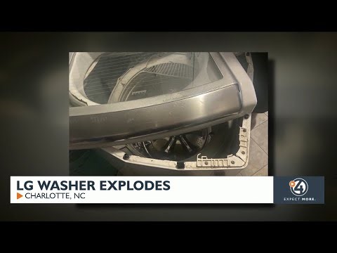 LG washer explodes