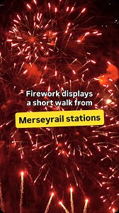 Let us take you to the most amazing firework displays to celebrate this year’s Bonfire Night✨ Remember to stay safe, travel smart and enjoy the celebrations🚊 Check train times and ticket prices via the 🔗 in our bio. #merseyrail | Merseyrail