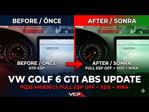 PQ35 MK60EC1 ABS Flash: 1K0907379 BG to BL Upgrade (Full ESP OFF + XDS) Golf 6 GTI