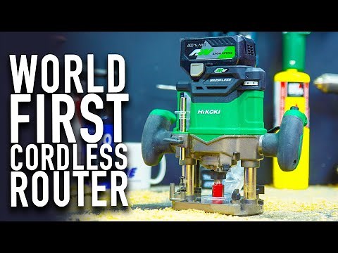 FIRST LOOK - NEW Cordless 1/2" Router from Hikoki (M3612DA)