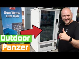 This outdoor snack vending machine is made in Germany - SiVend Outdoor Series Sielaff