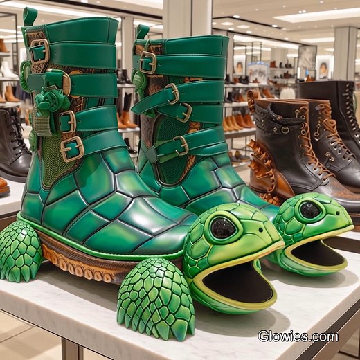1M views · 5K reactions | These sea turtle boots are the cutest shoes ever! They look like real turtles, and their little heads and feet move when you walk. It’s like having tiny turtles marching along with you. They’re fun, playful, and perfect for anyone who loves the ocean! | Monique Lula | Facebook