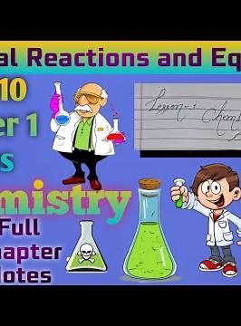 Class 10 Science Chapter 1 Notes🔥 Chemical Reactions and Equations।Chemistry Chapter 1 Full Notes