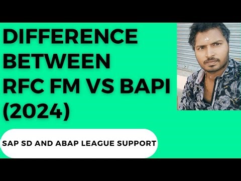 Difference between FM VS RFC FM VS BAPI (2024)