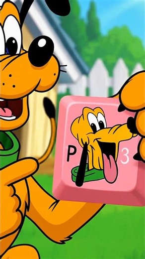 Painting PLUTO on keyboard key #shorts #artrestoration #creativeprocess