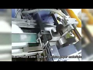 Paper cone making machine, ice cream cone making machine